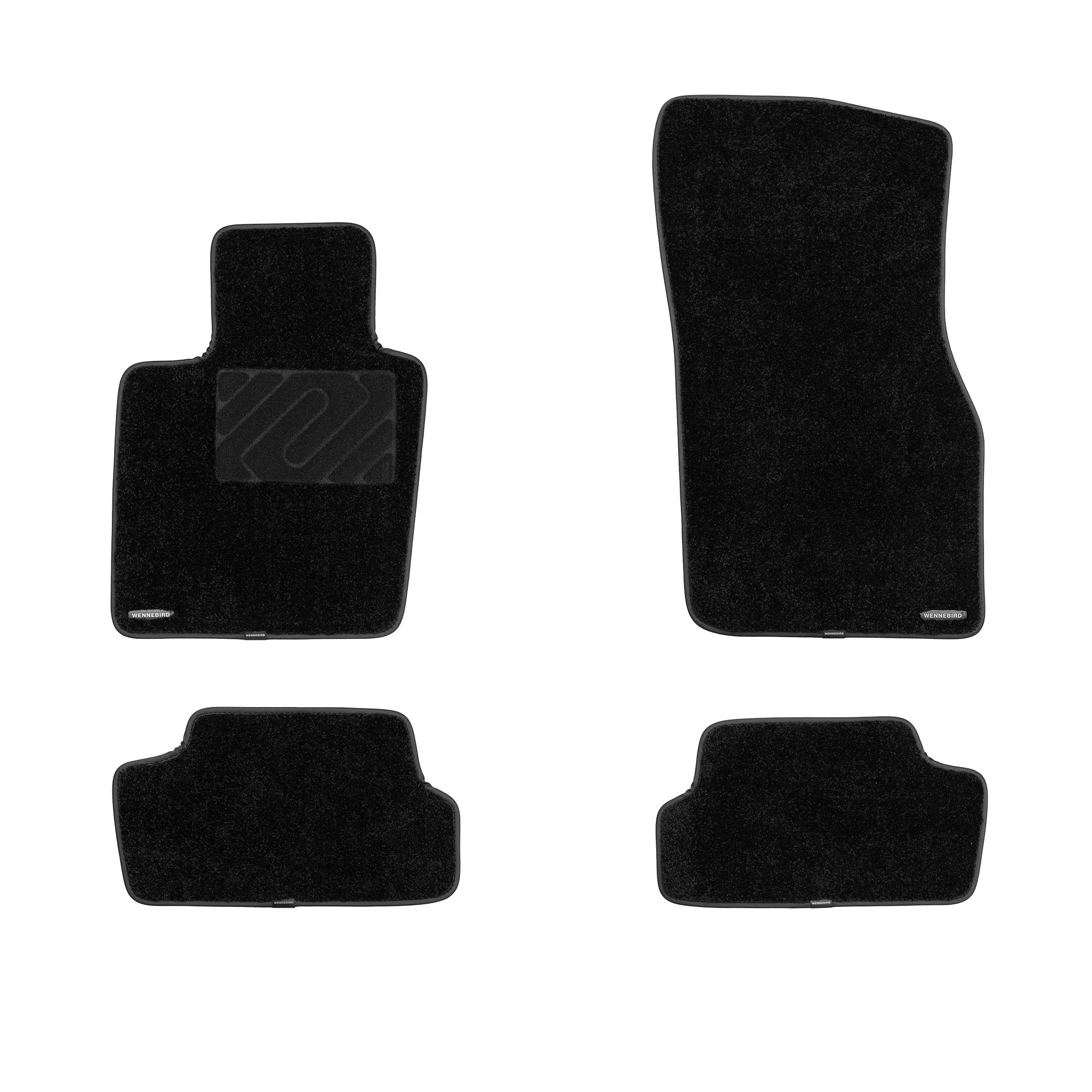 Carpet Floor Mats for 2014-2024 Mini Cooper (F55 / F56 / F57), 0.6-Inc ...